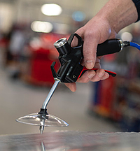 OSHA-compliant air blow guns, save your operator's hearing!